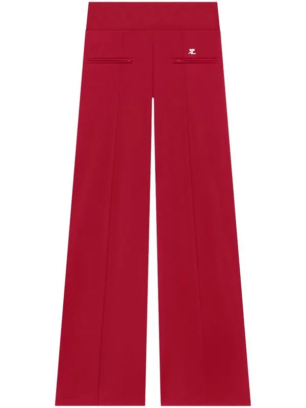 COURREGES Pressed Crease Track Pants