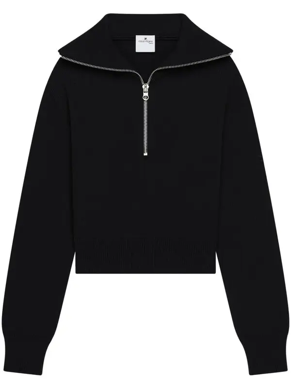 COURREGES Trucker Jumper - Black