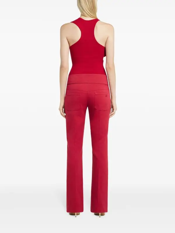 COURREGES 90's Ribbed Tank Top - Red