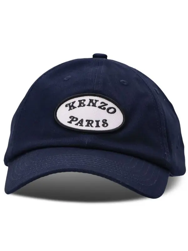 Kenzo Logo-patch Cap - Blue