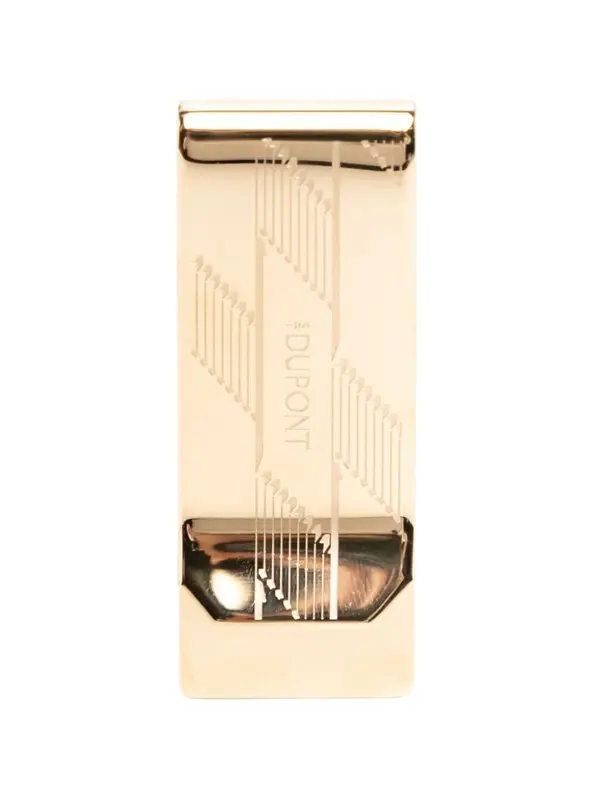 S.t. Dupont Monogram Money Clip - Gold