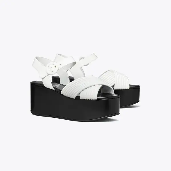 Tory Burch Bombé Platform Sandals