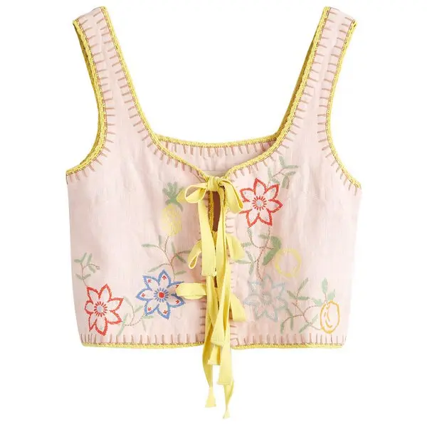 ALEMAIS Alémais Olivia Bow Vest - Pink