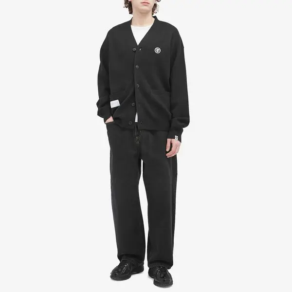 AAPE BY *A BATHING APE Camo Badge Knit Cardigan