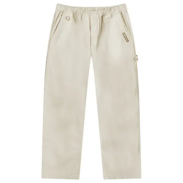 AAPE BY *A BATHING APE Aape Now Denim Workwear Trousers - Dark Ivory