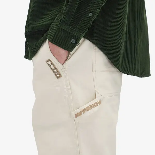 AAPE BY *A BATHING APE Aape Now Denim Workwear Trousers - Dark Ivory