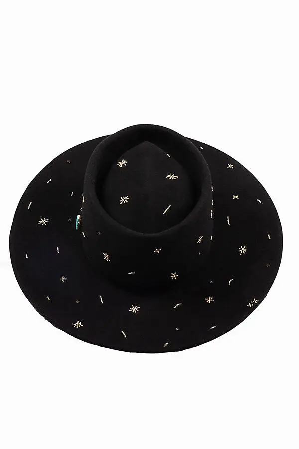 MESHIKA HATS Knows His Gun Beaded Rancher
