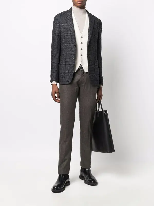 Tagliatore Corduroy Single-breasted Waistcoat