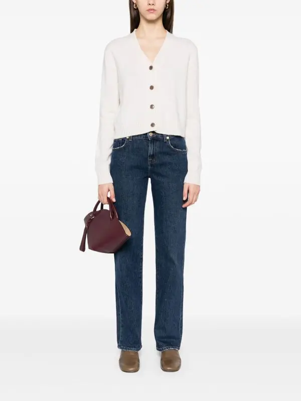 7 For All Mankind Calie Straight Leg Jeans - Blue