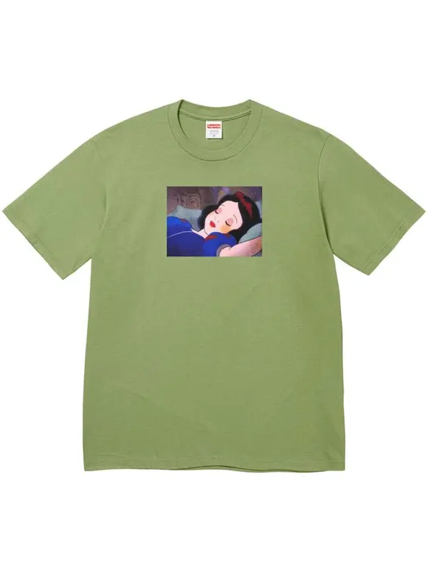 Supreme Snow White Moss T-shirts - Green