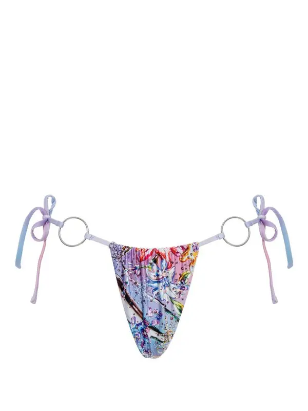 Agua Bendita Alexis Bikini Bottom - Purple