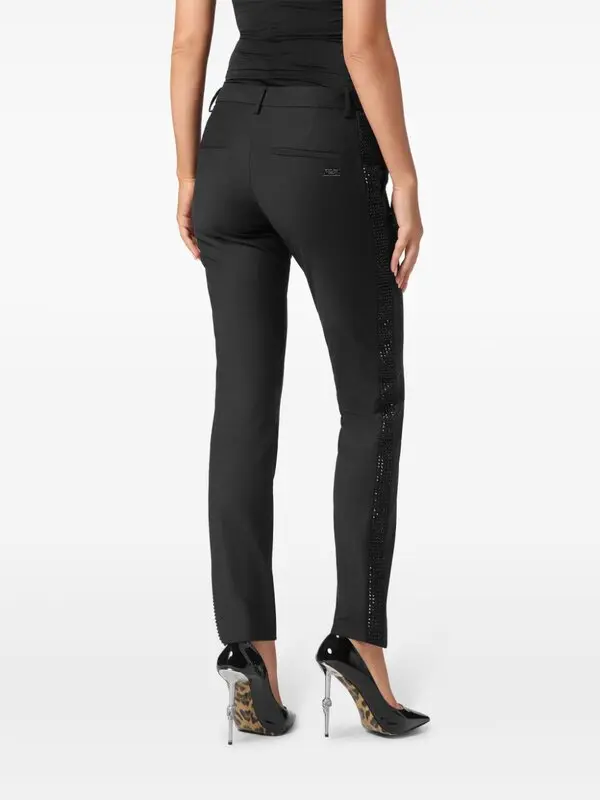 Philipp Plein Office Wool Trousers