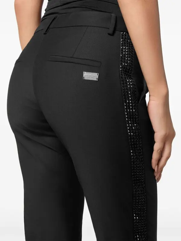 Philipp Plein Office Wool Trousers