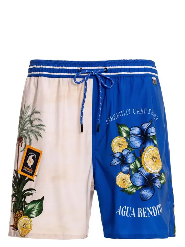 Agua Bendita Ventura Joe Swim Shorts - White