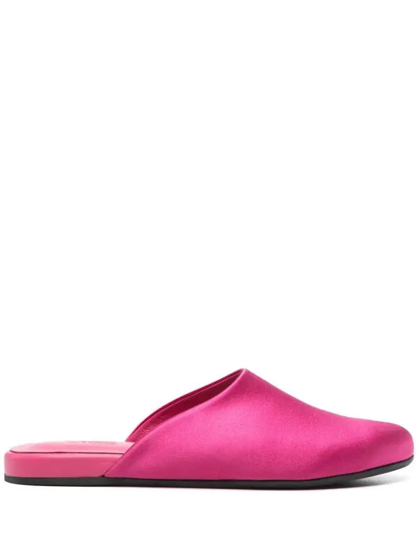 ANCIENT GREEK SANDALS Satin Slippers - Pink