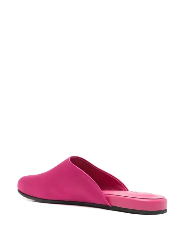 ANCIENT GREEK SANDALS Satin Slippers - Pink