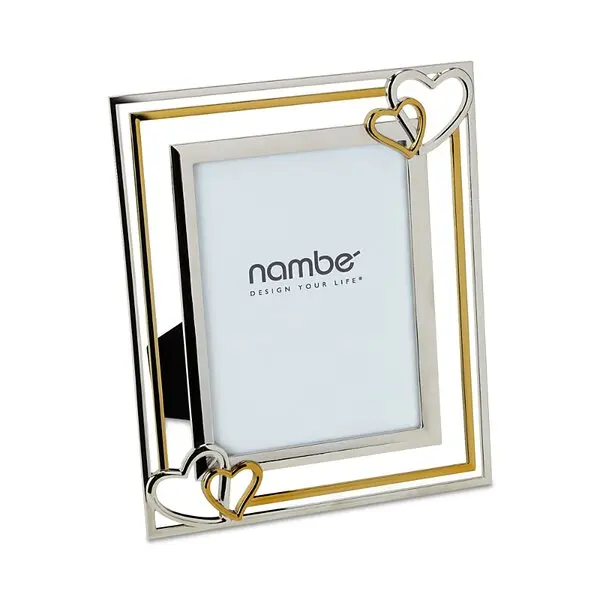 NAMBE Amore Picture Frame, 5 X 7 Exclusive - Silver