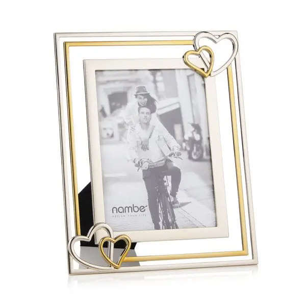 NAMBE Amore Picture Frame, 5 X 7 Exclusive - Silver