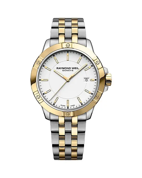RAYMOND WEIL Tango Classic Quartz Two-tone Bracelet Watch - Two-tone/white
