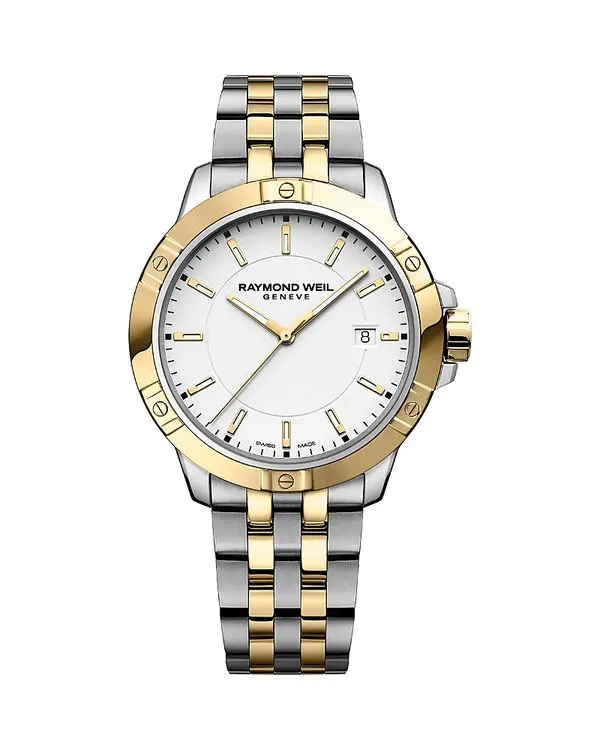 RAYMOND WEIL Tango Classic Quartz Two-tone Bracelet Watch - Two-tone/white