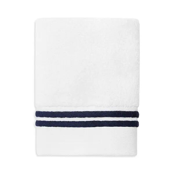 SFERRA Aura Nuova Wash Cloth - White/ Navy
