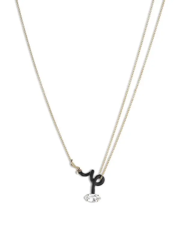 Bea Bongiasca You're So Vine Rock Crystal Pendant Necklace - Black