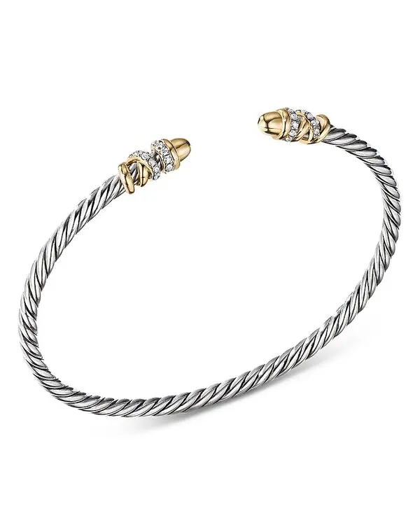 David Yurman Petite Helena Bracelet - Gold/silver