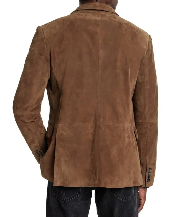 John Varvatos Slim Fit Leather Sport Jacket