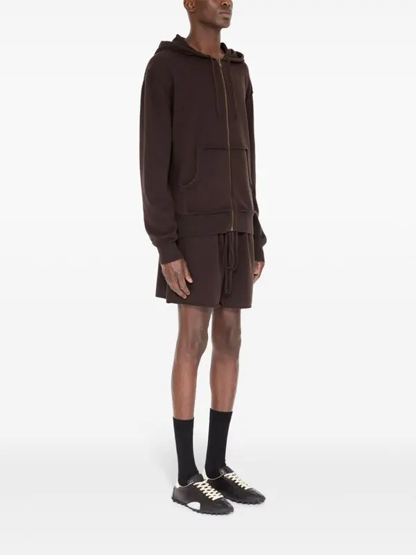 MAISON MARGIELA Zipped Hoodie - Brown