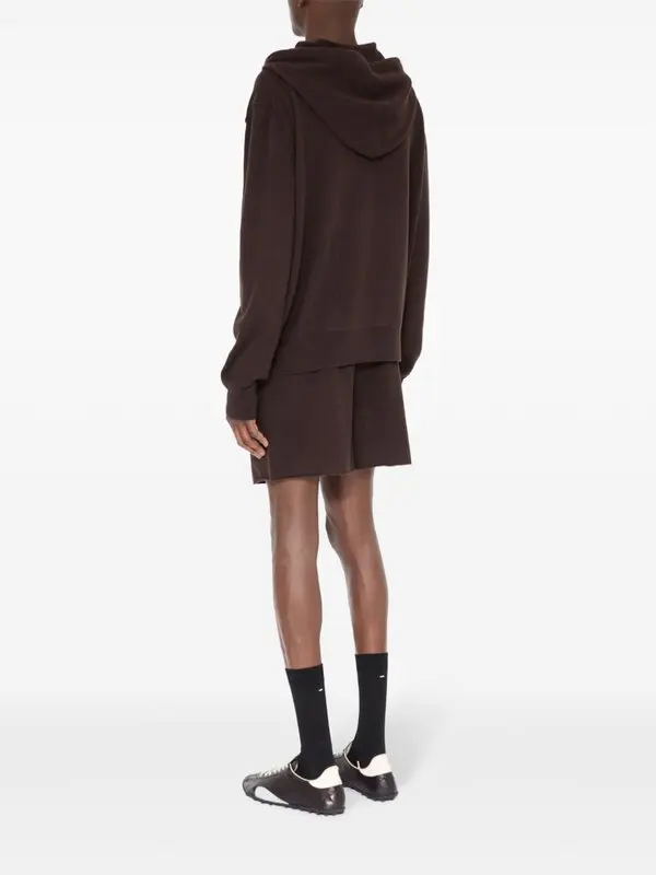 MAISON MARGIELA Zipped Hoodie - Brown