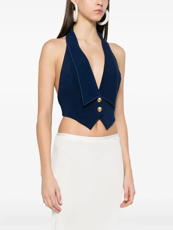 Elisabetta Franchi V-neck Waistcoat