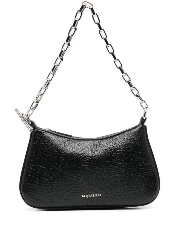 Alexander McQueen Mini T-bar Bag - Black