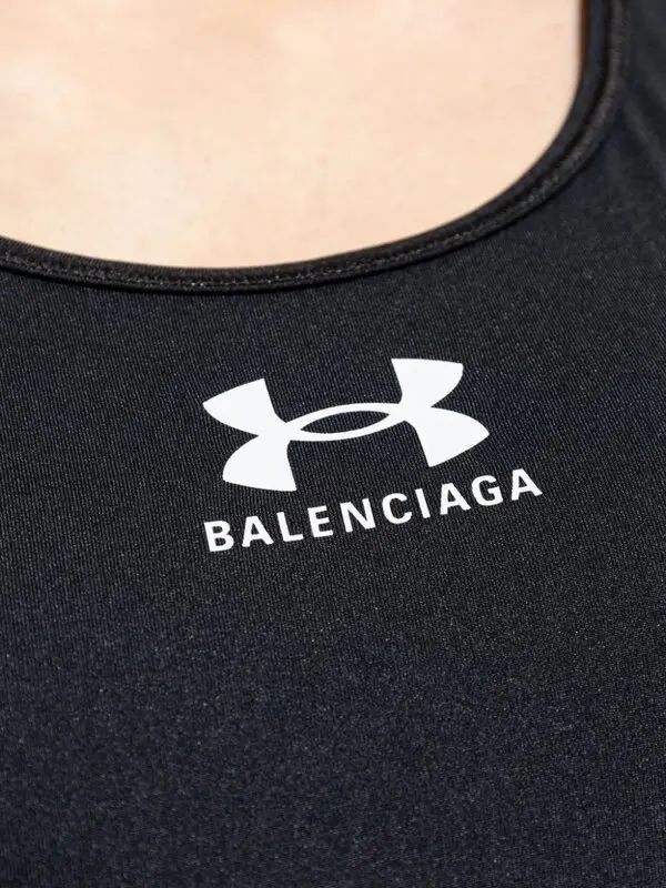 Balenciaga X Under Armour Logo-print Top