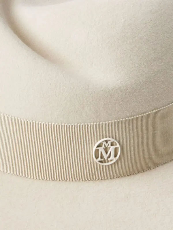 MAISON MICHEL Virginie Fedora Hat - Neutrals