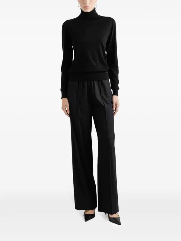 Dolce & Gabbana Logo-embroidered Sweater - Black