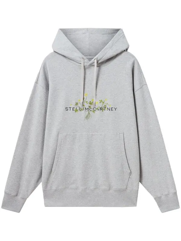 Stella McCartney Floral-embroidered Hoodie
