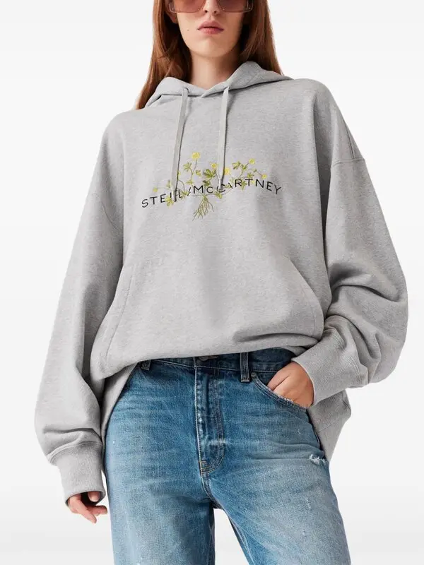 Stella McCartney Floral-embroidered Hoodie
