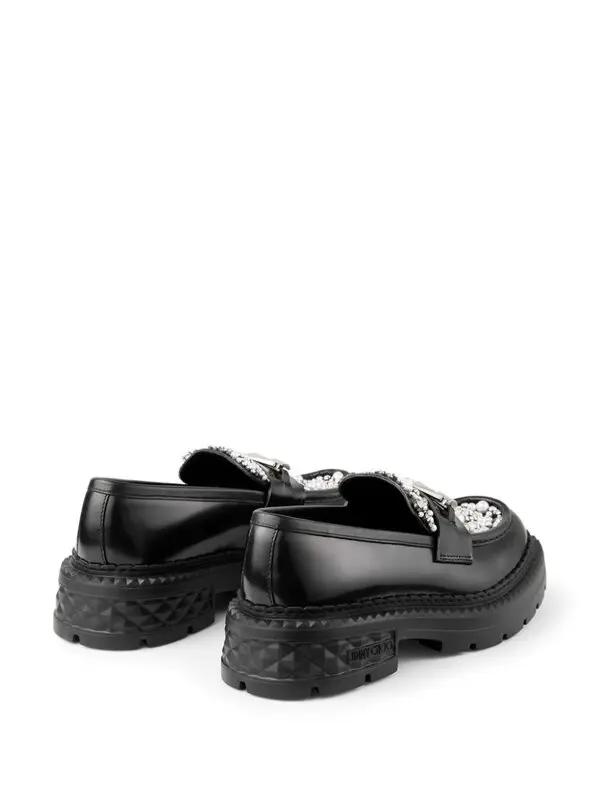 JIMMY CHOO Marlow Diamond Loafers