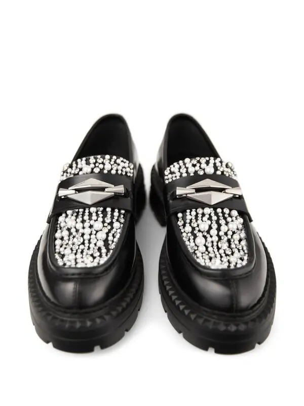 JIMMY CHOO Marlow Diamond Loafers