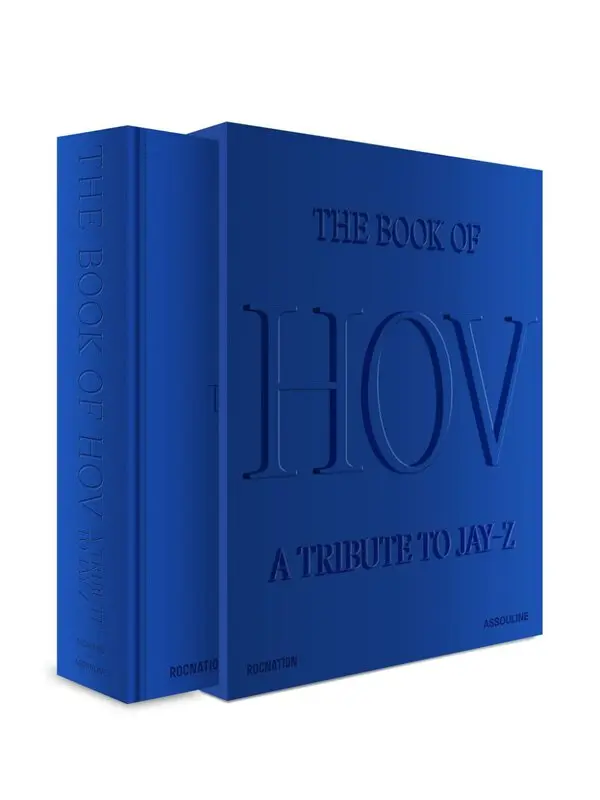 Assouline The Book Of Hov: A Tribute To Jay-z Hardcover Book - Blue
