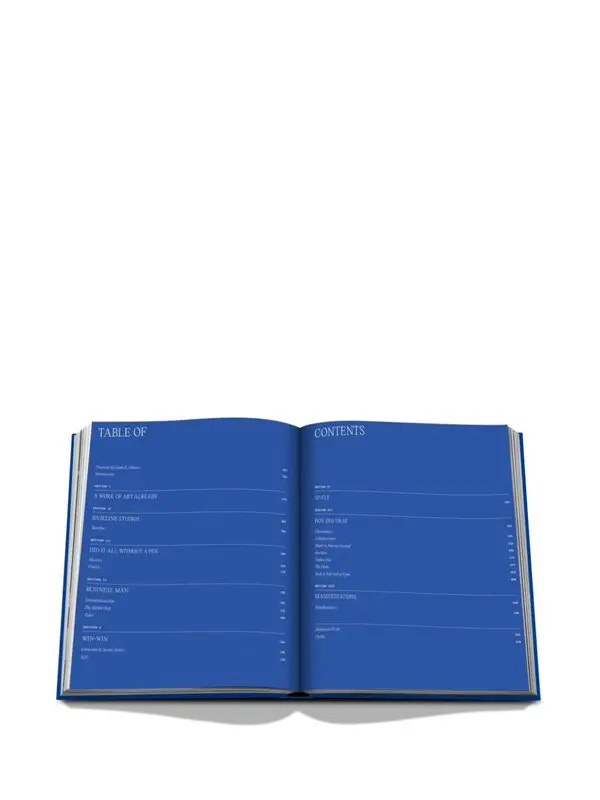Assouline The Book Of Hov: A Tribute To Jay-z Hardcover Book - Blue