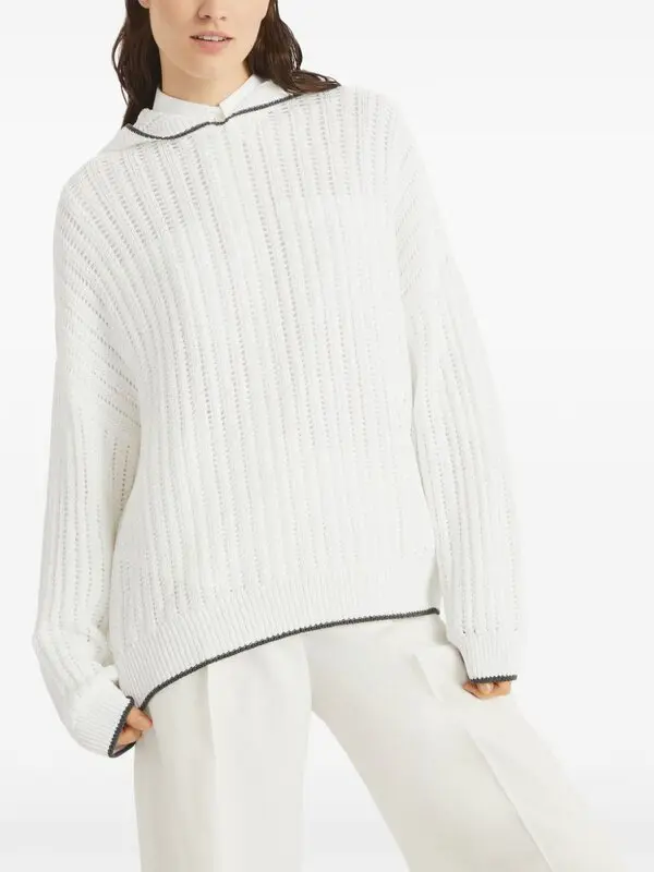 Brunello Cucinelli Monili-embellished Jumper