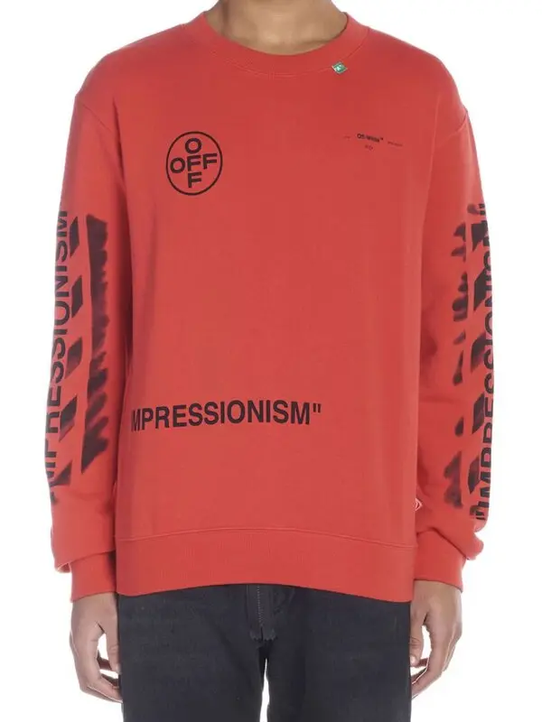 Off-White Impressionism Diag Stencil Sweatshirt