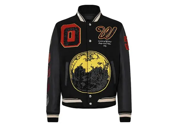 Off-White Moon Phase Sierra Leone Varsity Jacket