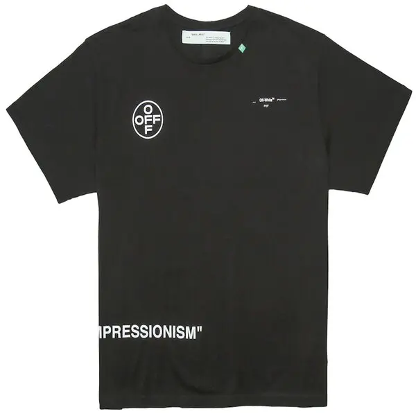 Off-White Oversized Summer T-shirt - Blue