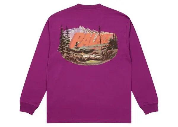PALACE Chapping Long Sleeve - Plum