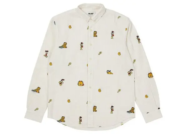 PALACE Garfield Boojie Shirt - Beige/white