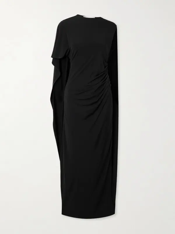 Stella McCartney Asymmetric Cape-effect Gown