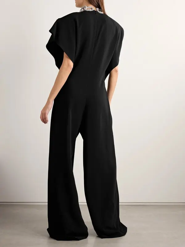 Stella McCartney Embellished Crepe Jumpsuit