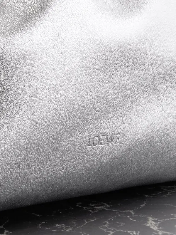 Loewe Flamenco Clutch - Silver